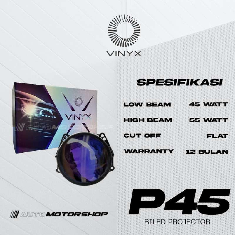 Promo Projie Proji Projector Biled Vinyx P45 3 inch 45w Original ...