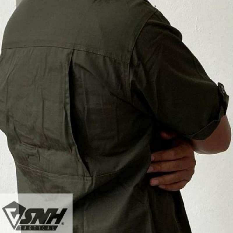 Promo ASNH Kemeja Lengan Pendek Model PDL Tactical WTAC Bahan Kuat ...