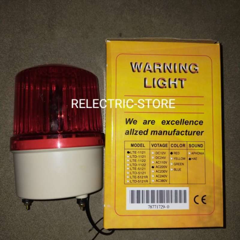Promo Lampu Warning Light Rotary Sirine LED 4 inch /lampu rotary 4 inch ...