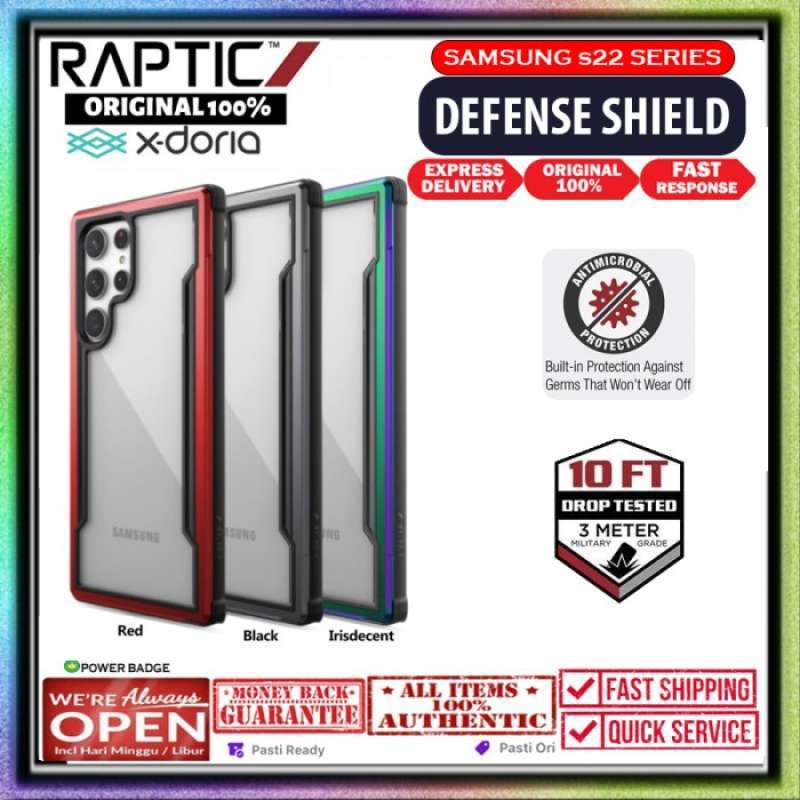 Promo CASE S22 ULTRA PLUS XDA X-DA RAPTIC DEFENSE SHIELD COVER - Black S22 Plus Diskon 50% di ...