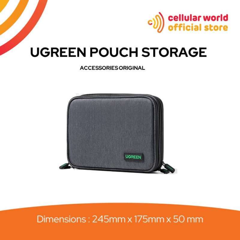 Jual Ugreen Travel Storage Bag Pouch Tas Organizer Kabel Pb Zipper ...