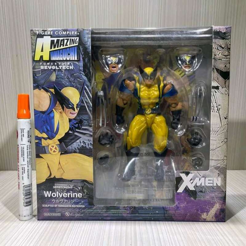 Jual Mainan action figure Wolverine xmen Revoltech amazing yamagichu ...