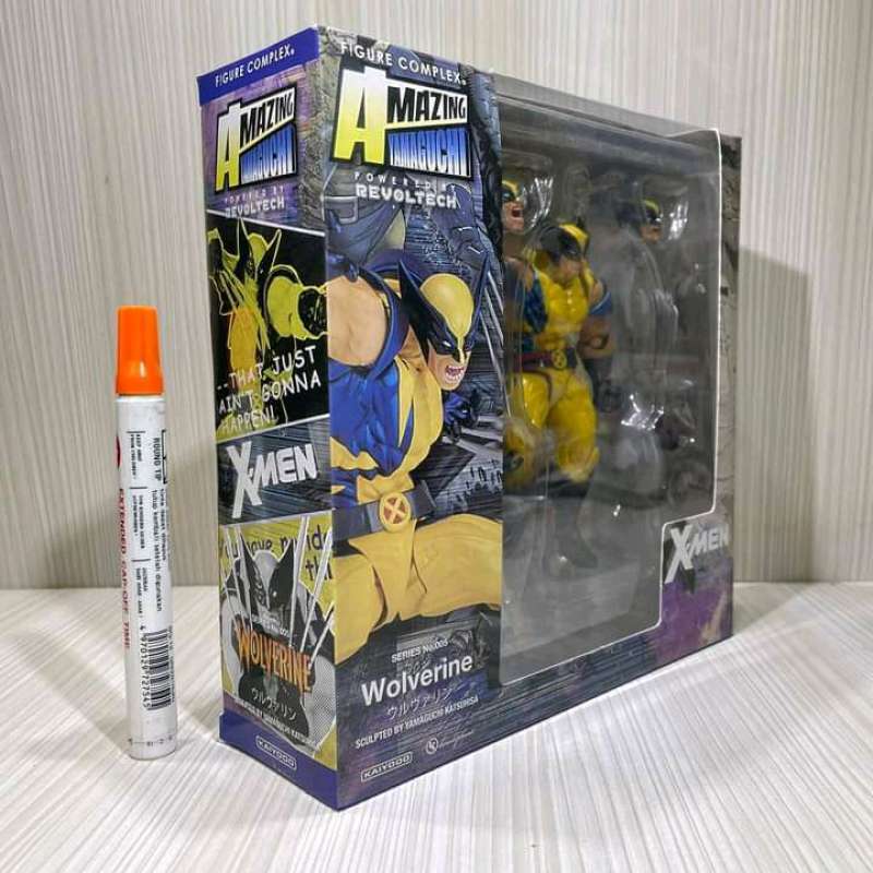 Jual Mainan action figure Wolverine xmen Revoltech amazing yamagichu ...