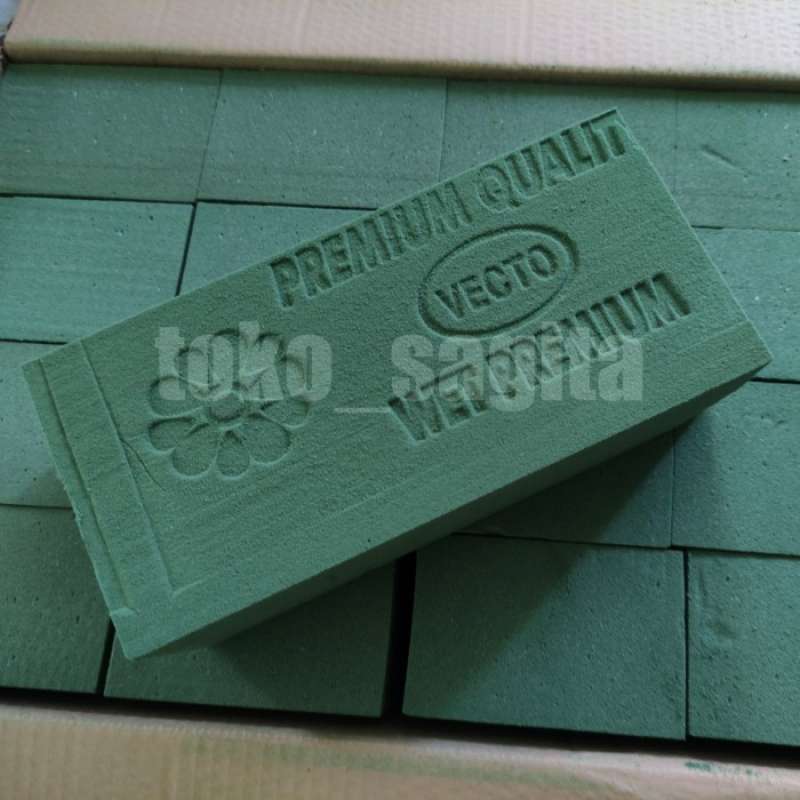 Promo WET FLORAL FOAM - BUSA BASAH - OASIS BASAH UNTUK TANAMAN HIDUP ...