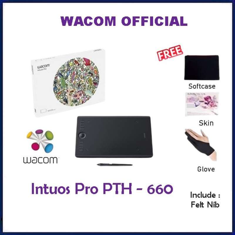 Promo Wacom Intuos Pen Tablet Pro Medium PTH-660/K0-CX PTH660 PTH 660 K0 Diskon 9% di Seller ...