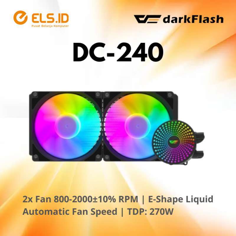 Jual Darkflash DC-240 ARGB Liquid CPU Cooler di Seller ELS Computer ...