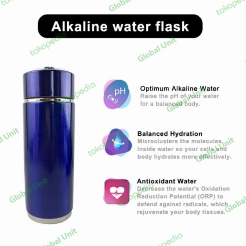 Promo Stainless Steel Termos Air Alkaline / Botol Minum / Water Flask ...