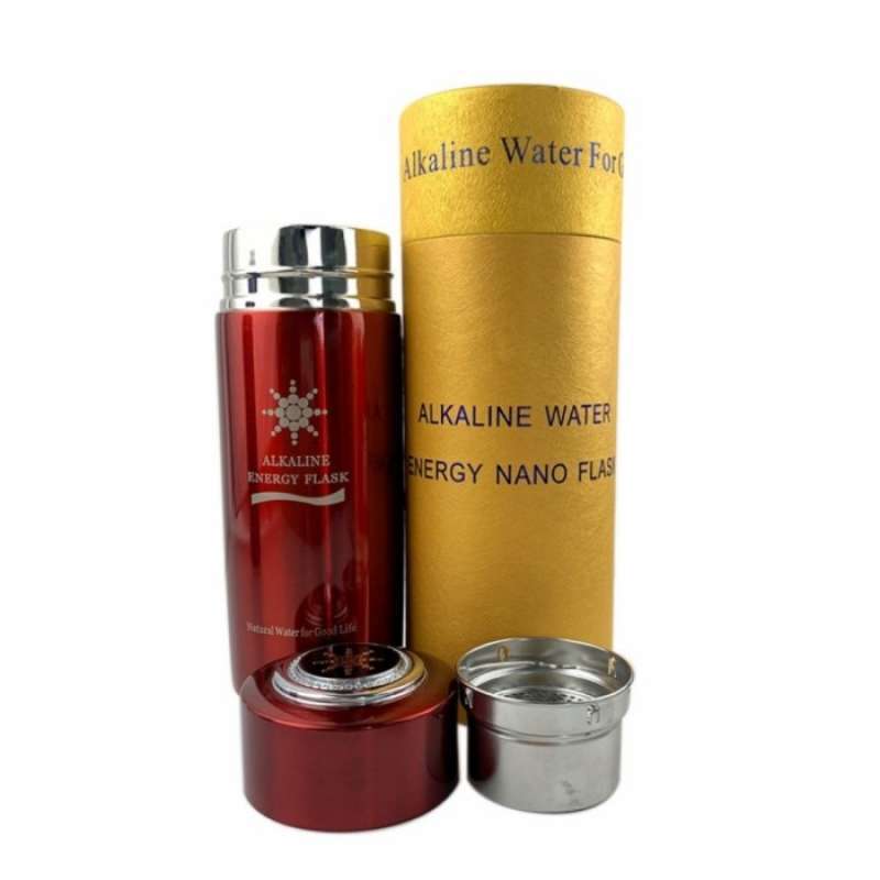 Promo STAINLESS STEEL TERMOS AIR ALKALINE / BOTOL MINUM / WATER FLASK ...