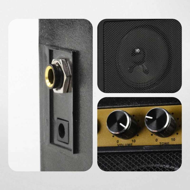 Jual TS Amplifier Mini Gitar Elektrik 5W MA-5 Efek Listrik Amplifier ...