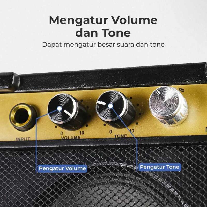 Jual TS Amplifier Mini Gitar Elektrik 5W MA-5 Efek Listrik Amplifier ...