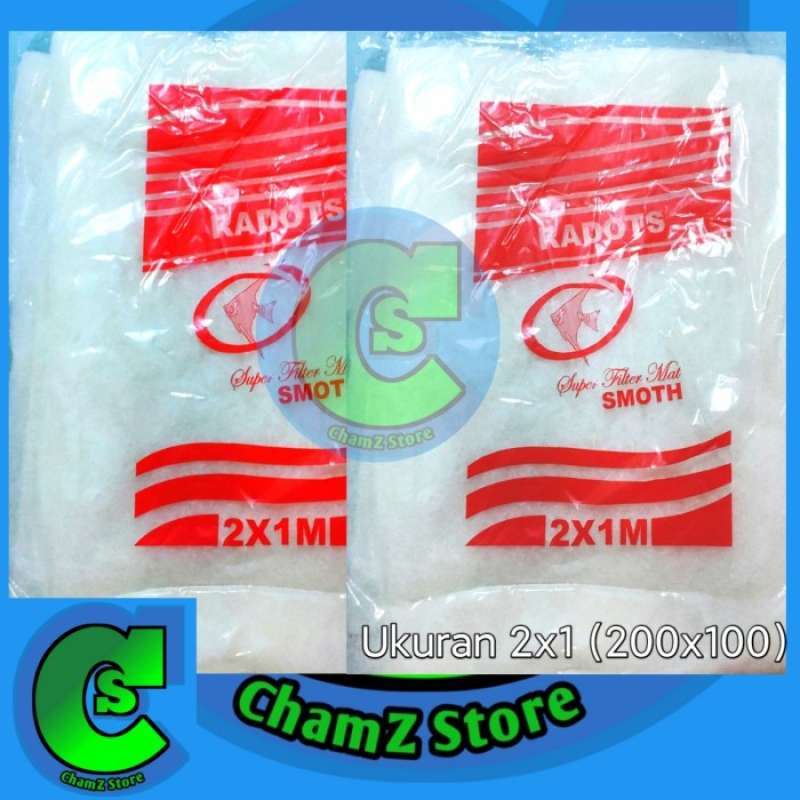 Jual Busa kapas filter aquarium 2x1 / Kapas busa filter kolam jumbo 2x1 ...