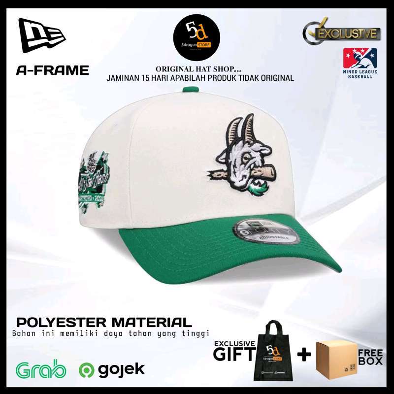 Promo TOPI NEW ERA ORIGINAL AFRAME HARTFORD YARD GOATS ALL STAR BASH ...