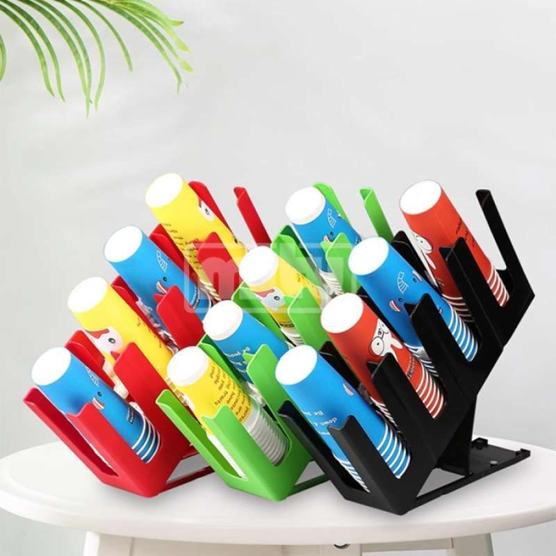 Promo Sale Tempat Cup Holder Bar Caddy 4 Slot Gelas Plastik Filter ...