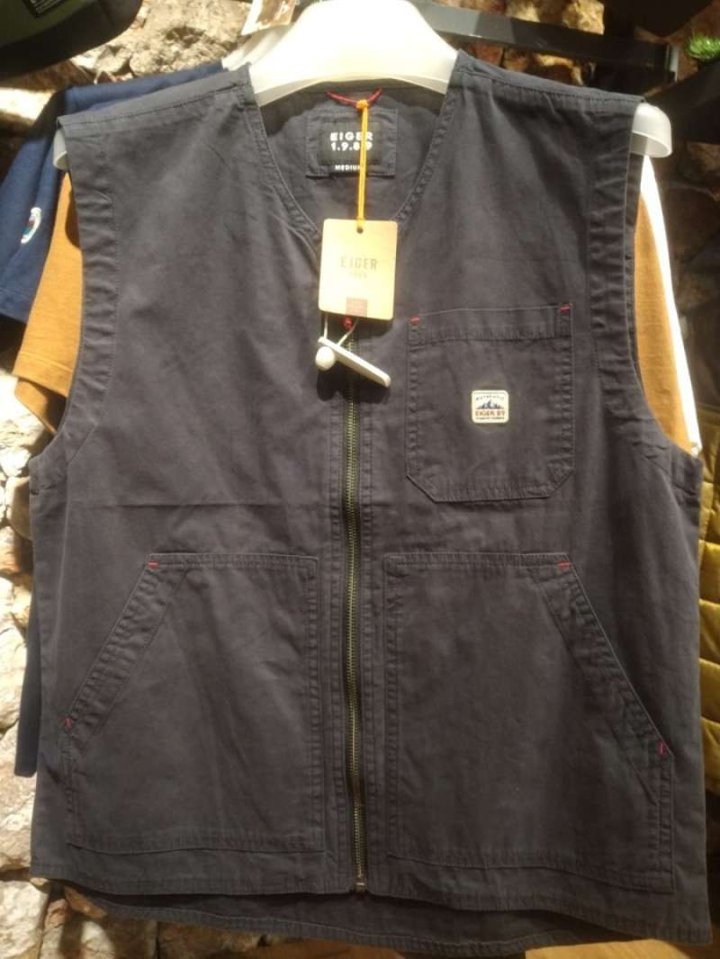 Jual Eiger Rompi Pria Original Contagem Vest - Black Di Seller Otdor ...