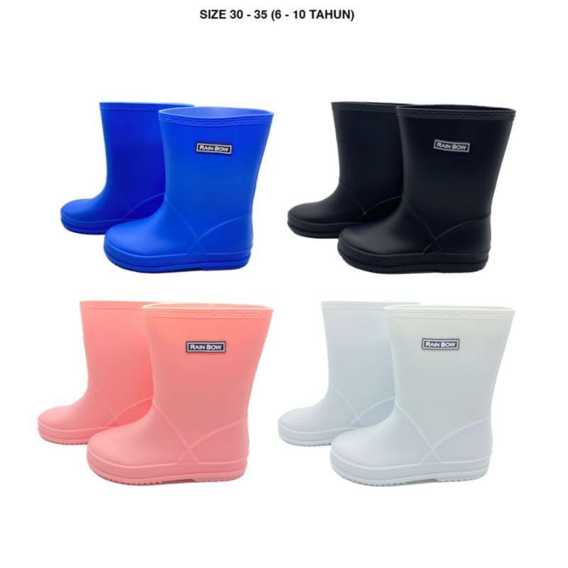 Jual Sepatu Boots Anak Polos Warna Karet Field Trip Nyaman Dipakai ...