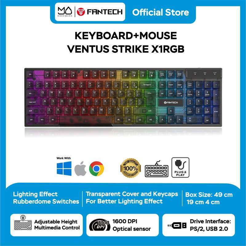 Jual Keyboard Fantech SHIKARI K515 Keycaps Transparan Keyboard Gaming ...