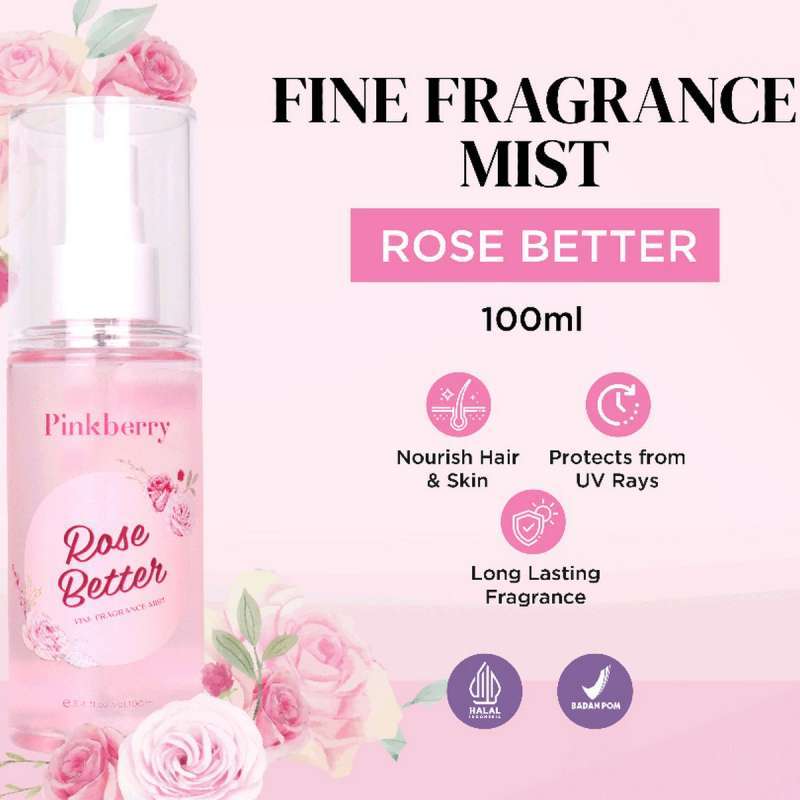 Jual PinkBerry Fragrance Mist Rose Better Fine 100ml di Seller Cupliss ...