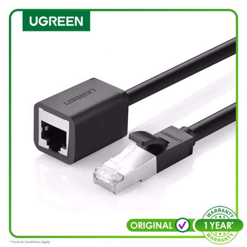 Promo Ugreen Ethernet RJ45 Extension male to female cable 2m Black ...