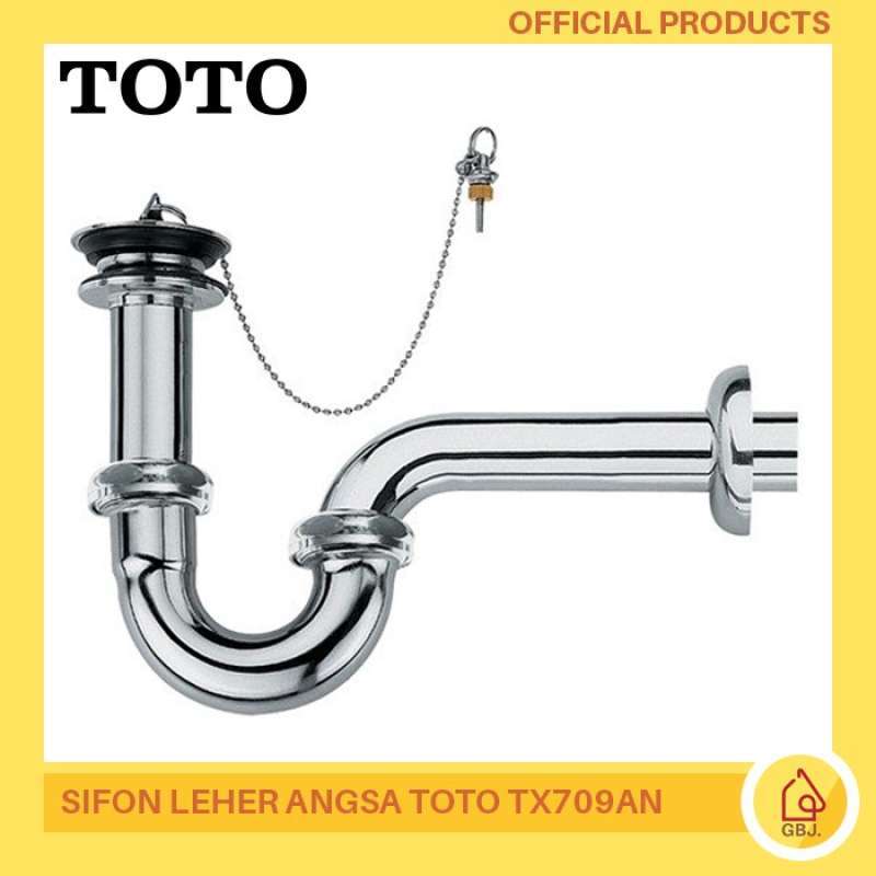 Jual Sifon Leher Angsa Toto Tx709an / Afur Wastafel / Pipa Pembuangan ...