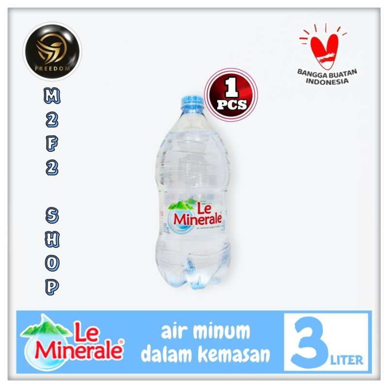 Promo Air Mineral Le Minerale Baby Galon + Isi 3 Liter (kemasan Satuan) Diskon 14% Di Seller ...