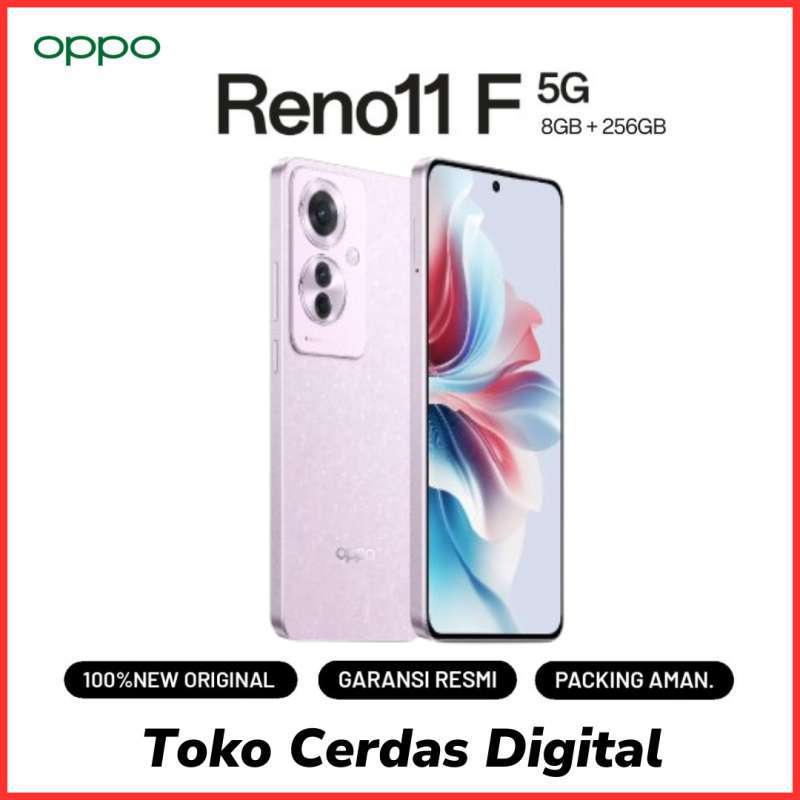 Jual OPPO Reno 11 F 5G 8/256GB Garansi Resmi 12 Bulan - Purple di Seller Toko Cerdas Digital ...