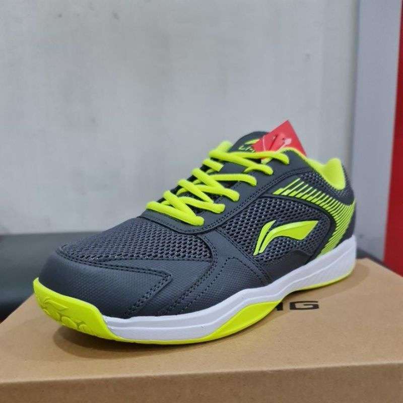 Jual LI-NING Sepatu Badminton ULTRA Original - Abu Hijau di Seller ...