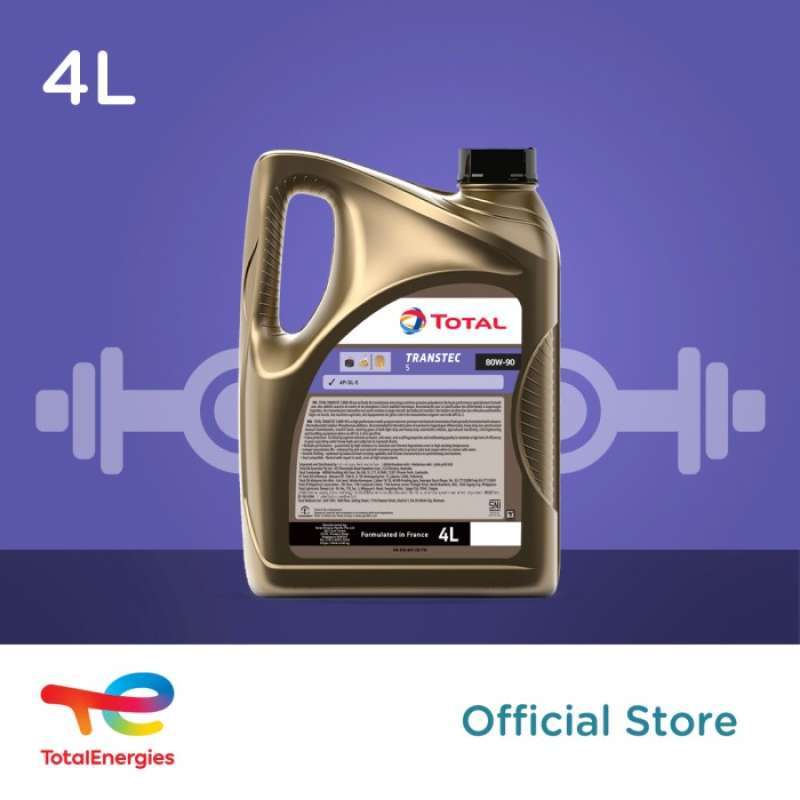 Promo New Totalenergies - Transtec 5 80W-90 Oli Transmisi Manual 4L ...