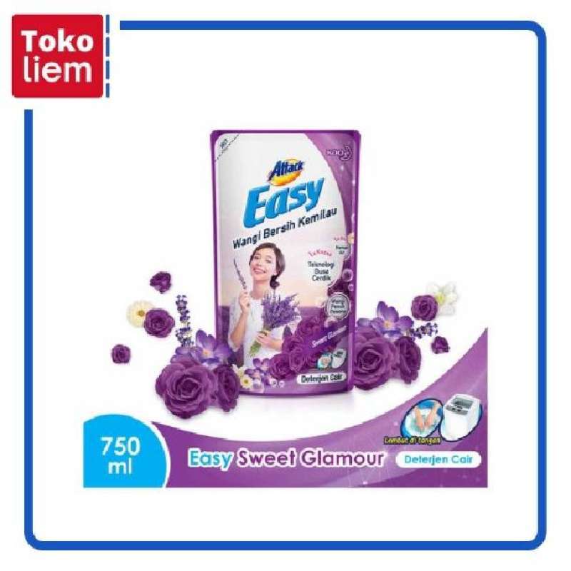 Jual Kao Attack Detergent Cair Easy Sweet Glamour 750Ml di Seller Toko Liem - Tembalang, Kota ...