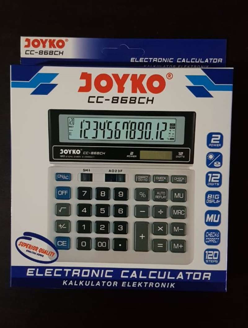 Jual Joyko Calculator Cc-868ch Di Seller Smart Projeck - Wijaya Kusuma ...