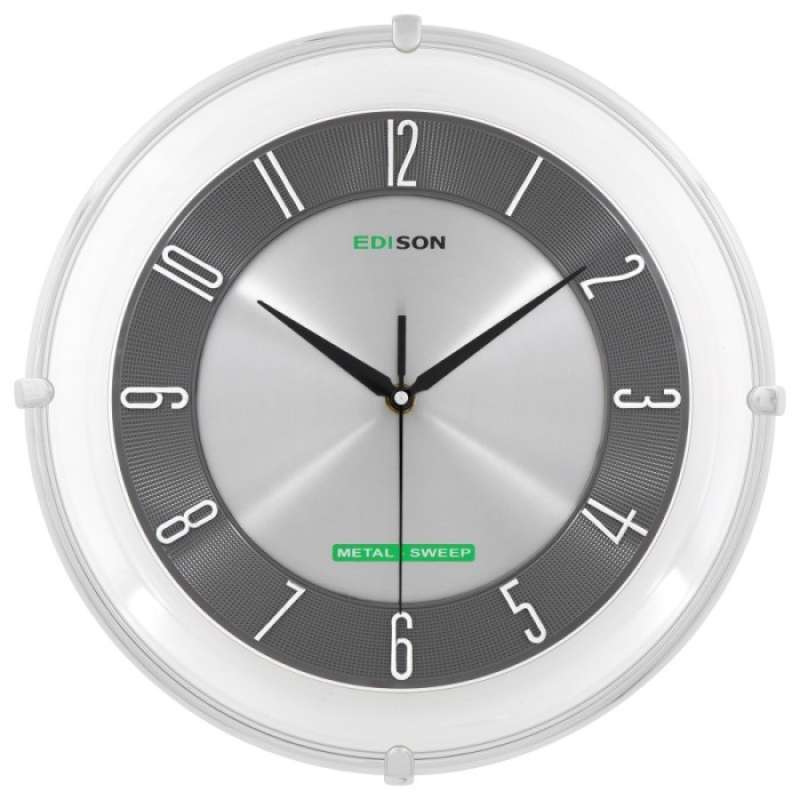 Promo Jam Dinding Edison Es-331 Al T8 Modern Design Diskon 23% Di ...