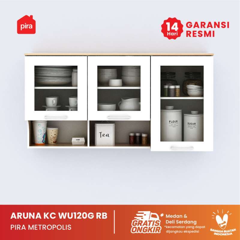 Promo PIRA METROPOLIS OX - ARUNA KC WU120G RB Rak Gantung Dapur ...