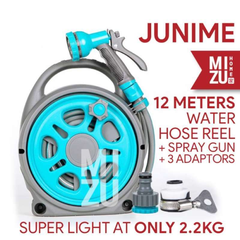 Promo MIZU JUNIME 12 meter Selang Gulung + Semtan Water Hose Reel Diskon 23% di Seller Bea Store ...