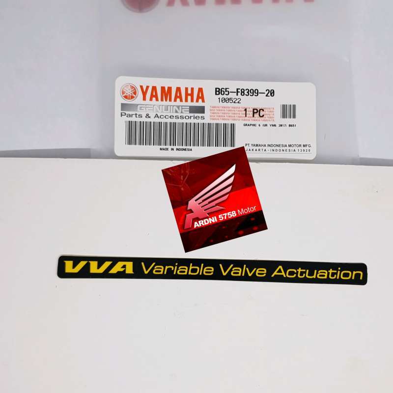 Jual Sticker Stiker Label Mark Logo Tulisan Vva Hitam Kuning Variable ...