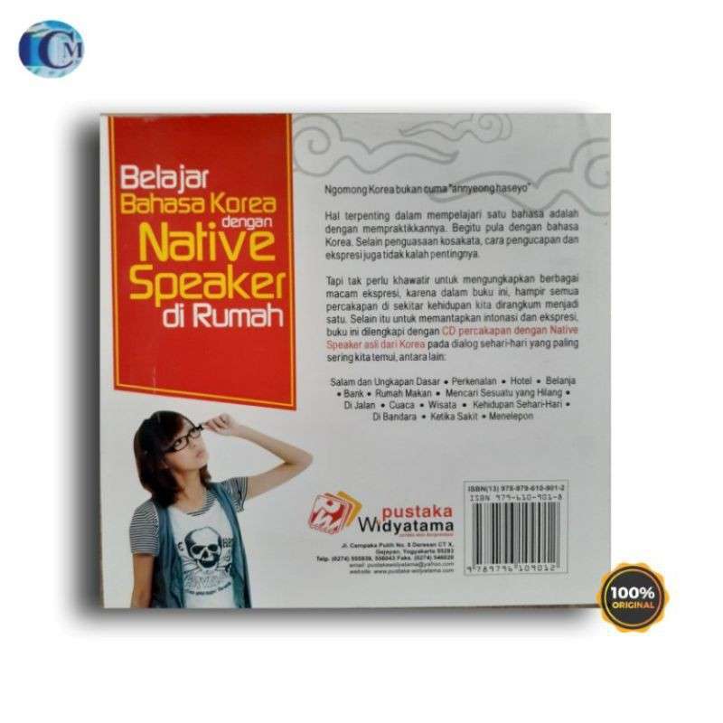 Jual Belajar Bahasa Korea Dengan Native Speaker Di Rumah +cd Di Seller ...