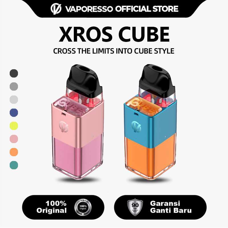 Jual VAPORESSO XROS CUBE Pod Kit 900mAh Vape Pod 100% Original - Ocean ...