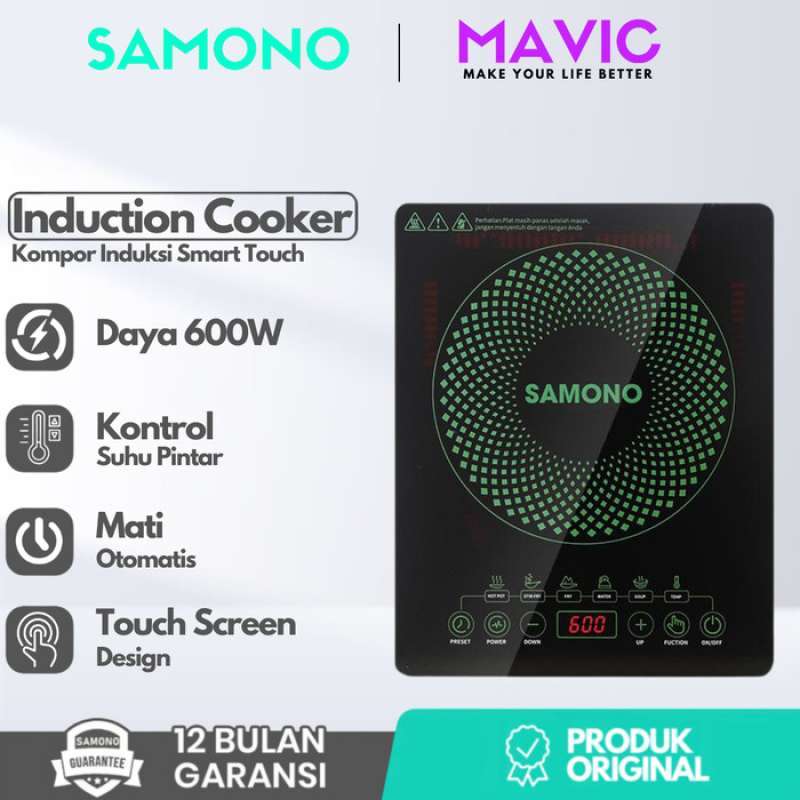 Jual Kompor Listrik Induksi Samono 600w Induction Cooker Di Seller ...