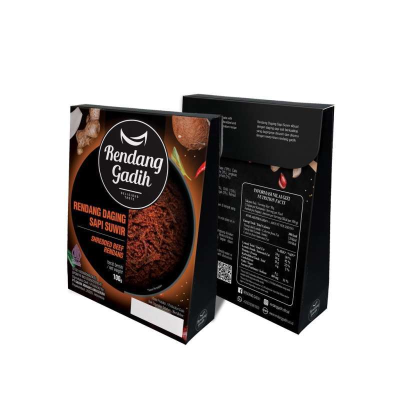 Jual Rendang Daging Sapi Suwir 100gr - Rendang Gadih Di Seller Snack ...