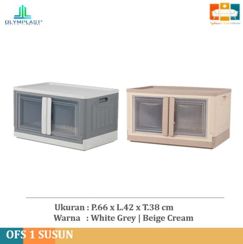 Promo Olymplast Folding Storage | Box Lipat Serbaguna | Lemari Pakaian OFS Diskon 25% di Seller ...