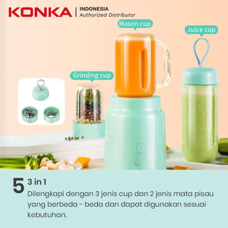 Promo Konka Electric Multi Blender Elektrik Mini Grinder 3 In 1 - Kllj ...