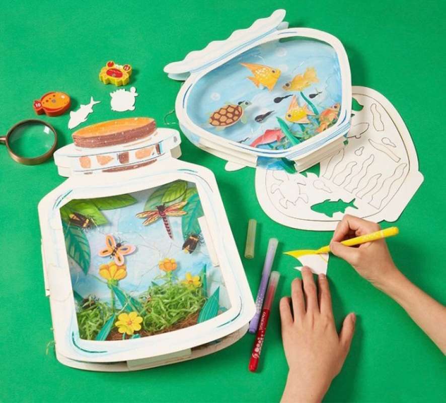 Promo Diy Project Art Craft Fish Aquarium & Insect Prakarya Anak Kids ...