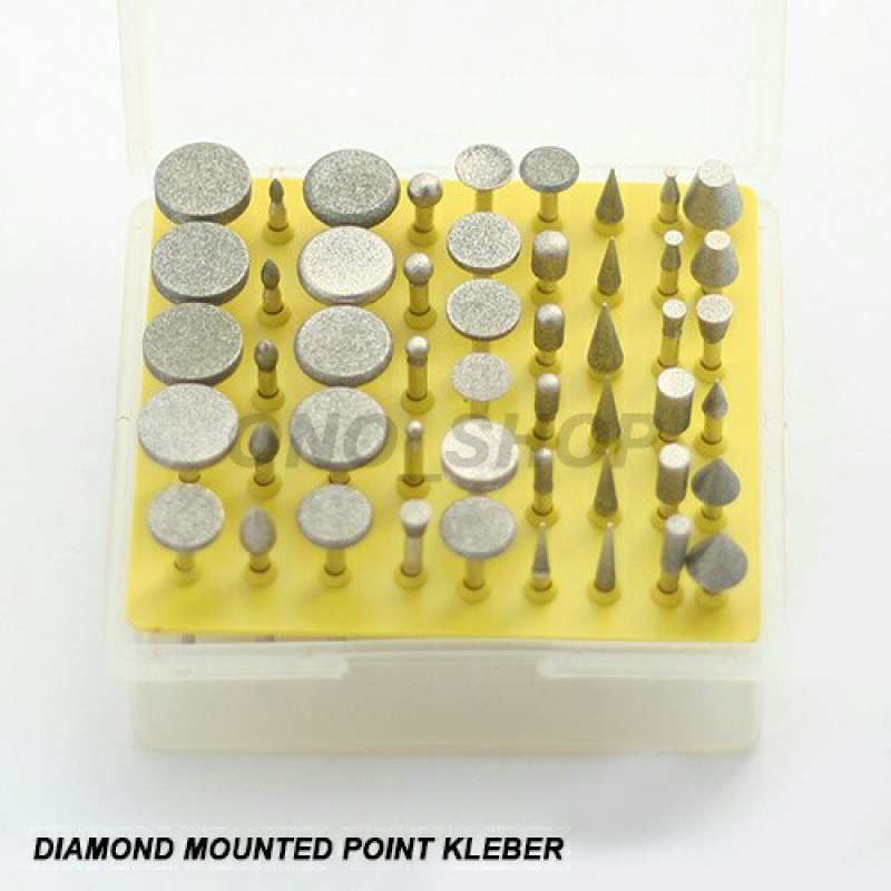 Promo Diamond Mounted Point Kleber Set 50 Pcs Diskon 23% Di Seller ...