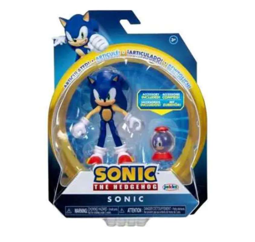 Jual [jakks Pacific] Sonic The Hedgehog - Sonic With 1-up Item Box Di ...