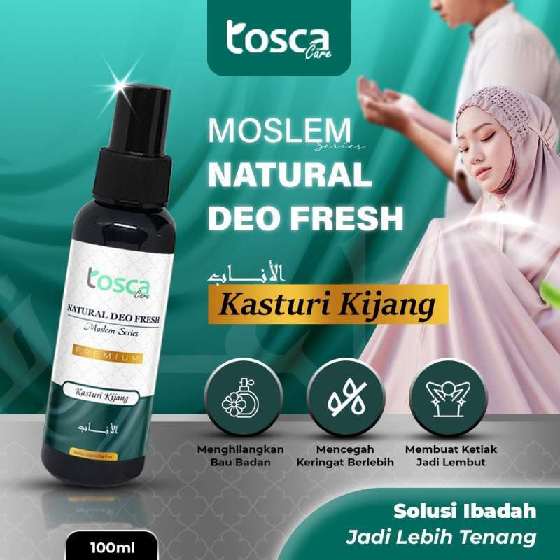 Promo Tosca Deo Fresh Moeslim - Tosca Arabian Deodorant Tawas Spray ...