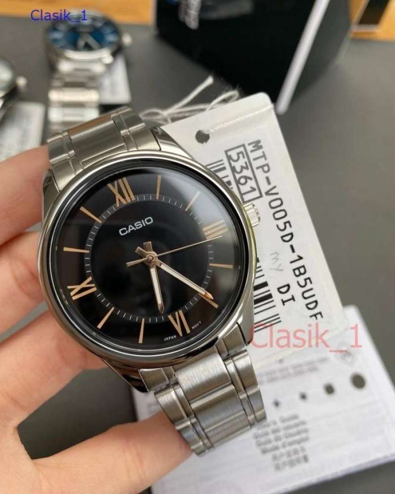 Jual Original 100%!! Casio Mtp-v005d-1b5udf - Jam Tangan Pria - Mtp ...