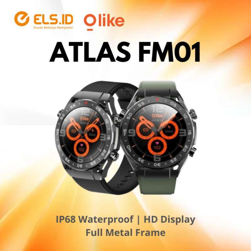 Promo Smartwatch Olike Atlas Fm01 Bluetooth Ip68 Waterproof Diskon 6% Di Seller Els Computer ...