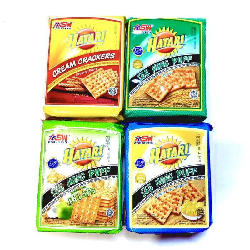 Jual Asw Foods Hatari Top Brand See Hong Puff Malkist Biskuit Kue ...