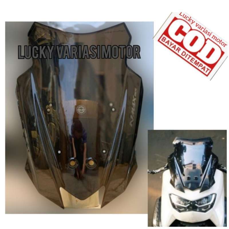 Promo New Windshield / Visor Model V-flow All New Nmax-155 2020-2022 ...