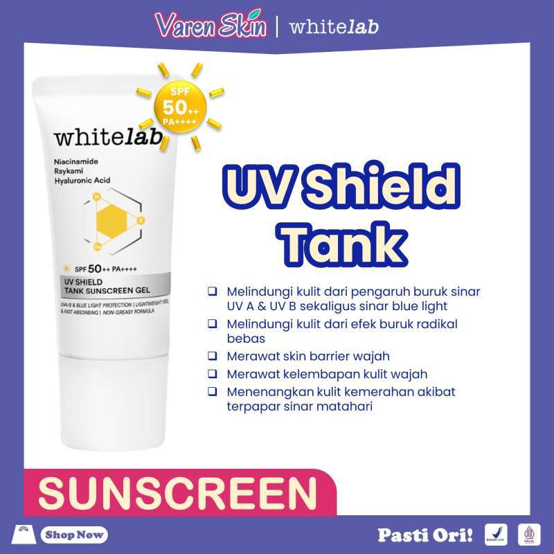 Promo Whitelab Uv Shield Tank Sunscreen Gel Spf 50++ Pa++++ Diskon 14% ...
