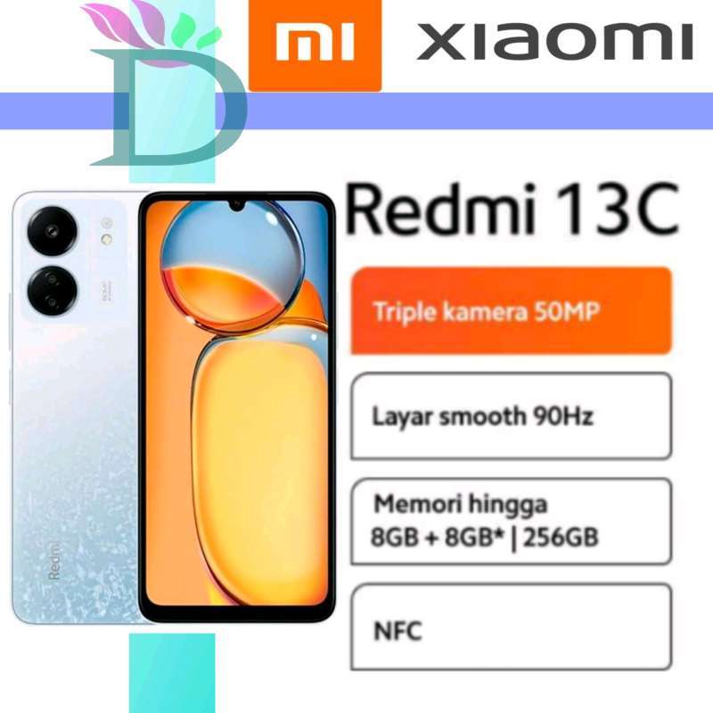 Jual Xiaomi Redmi 13c 8/256 Gb Garansi Resmi Xiaomi Redmi 13c 6/128 Nfc ...