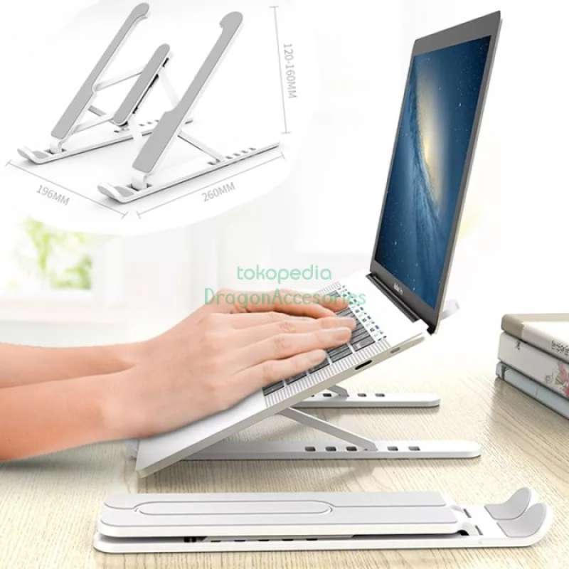 Promo Laptop Stand Meja Lipat Holder Tablet iPad Multifungsi Adjustable Slip Diskon 9% Di Seller ...